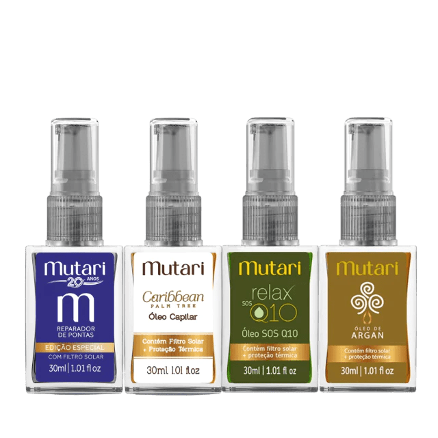 Mutari Mutari Hair Wetting Kit 4 Oils 30ml